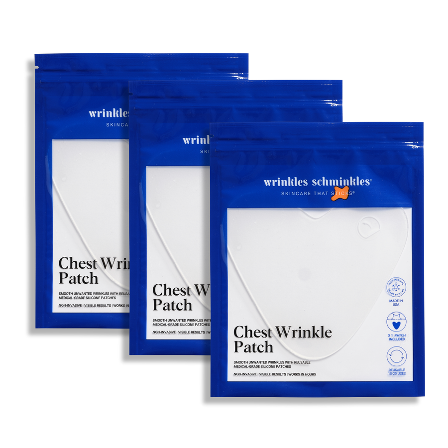 Chest Wrinkle Patch | Smooth Chest, Cleavage and Decolletage Wrinkles ...