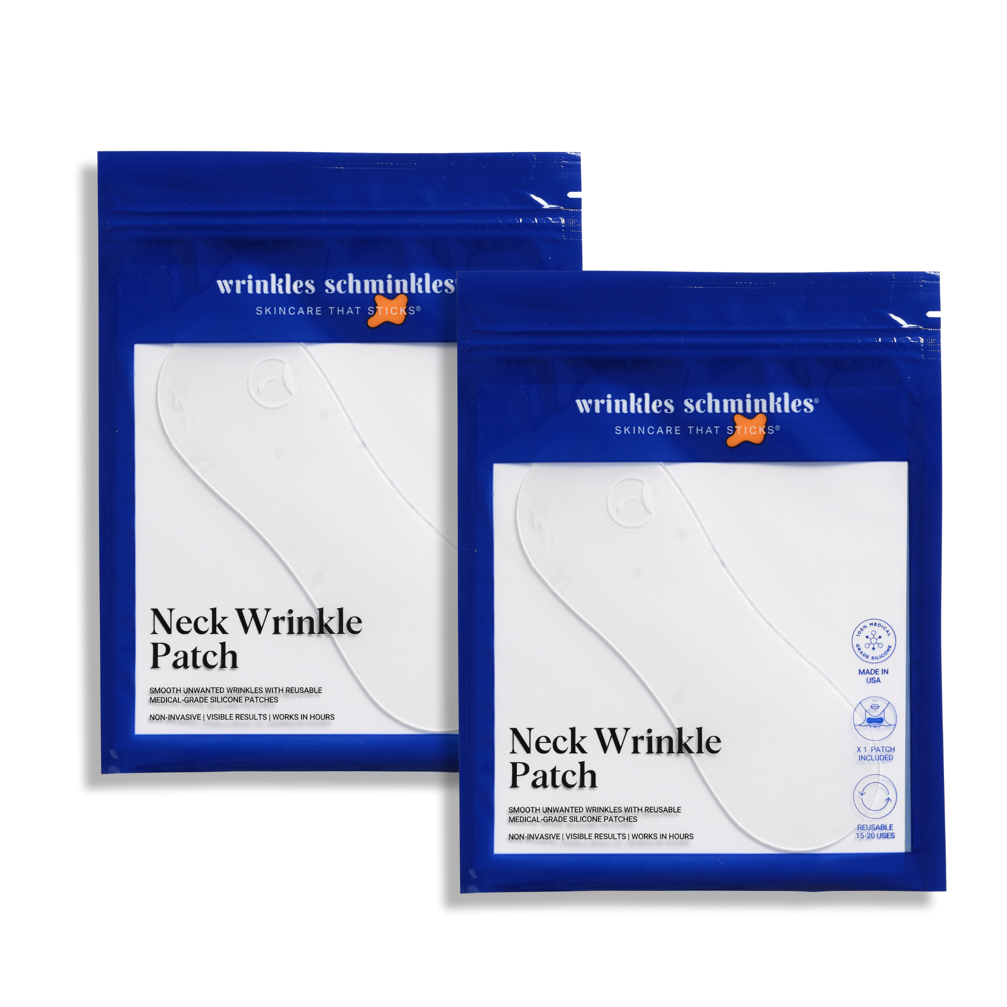 Neck Wrinkle Patch - 2 Pack | For Neck Lines and Tech Neck | WRINKLES ...